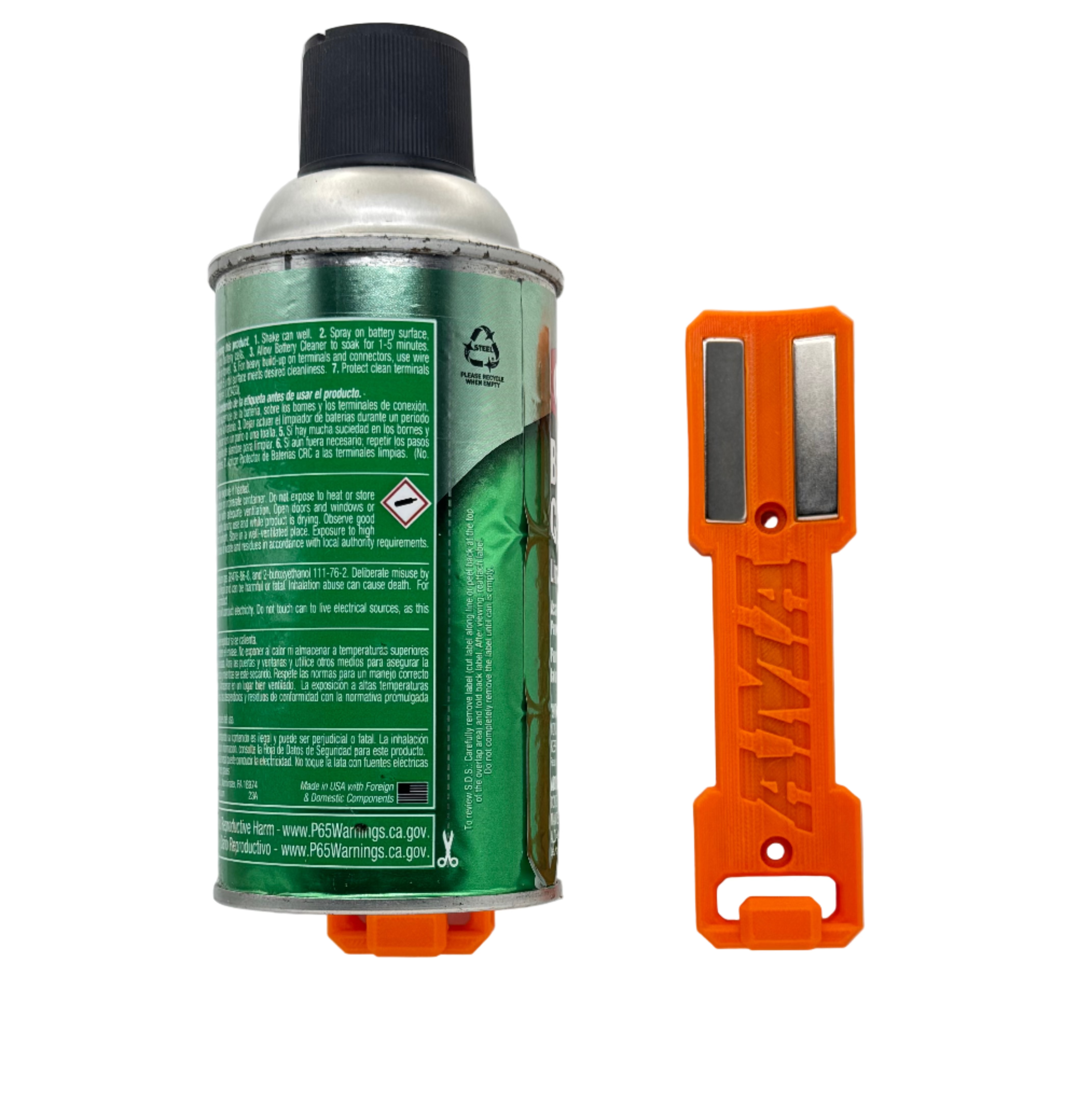 AMA Magnetic Aerosol Can Holder V2- 2Pk – AMA Innovative Solutions
